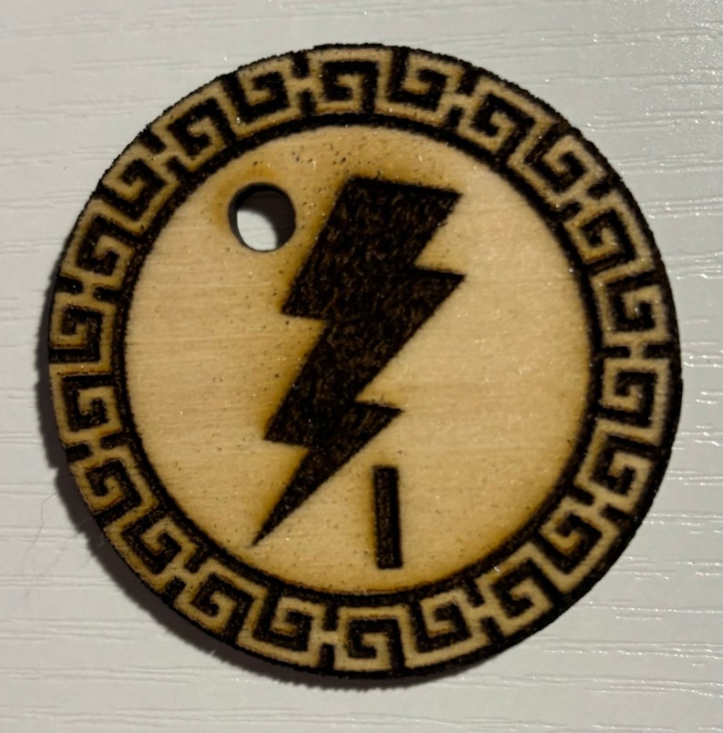 Laser Cut Percy Jackson Cabin Number Keychains - Etsy