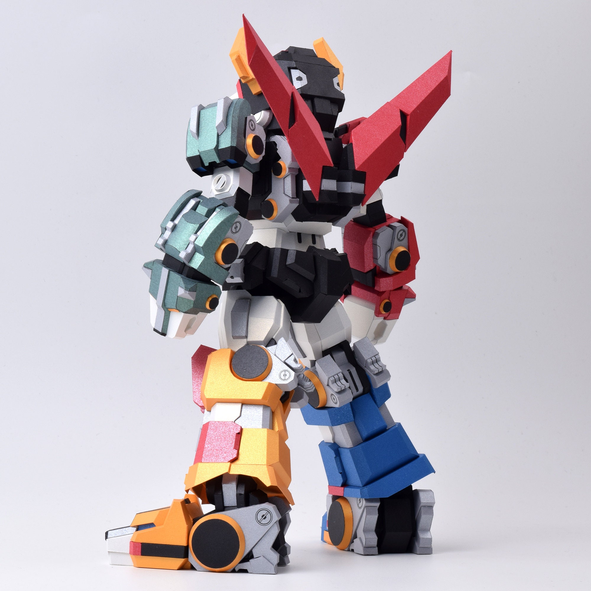 3D Papercraft SD Voltron : PDF TEMPLATE Origami Pepakura 3D | Etsy