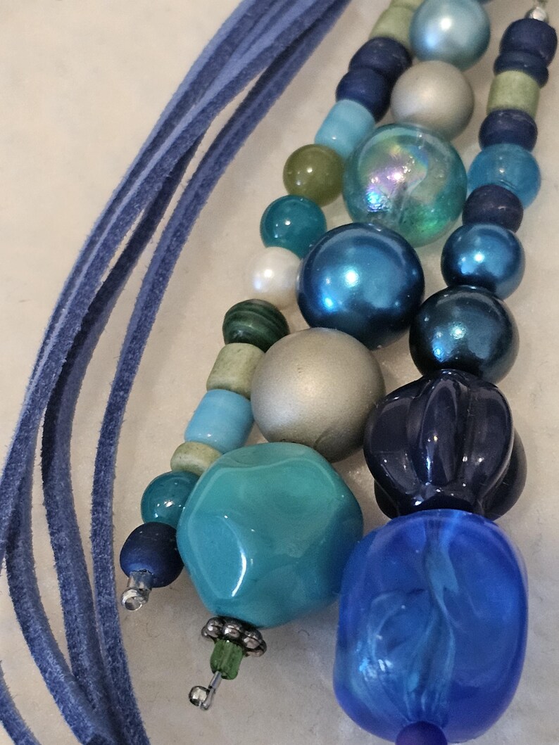 Fathoms Below the Sea, Atlantica Statement Bag Charm. Deep Dark Blue ...