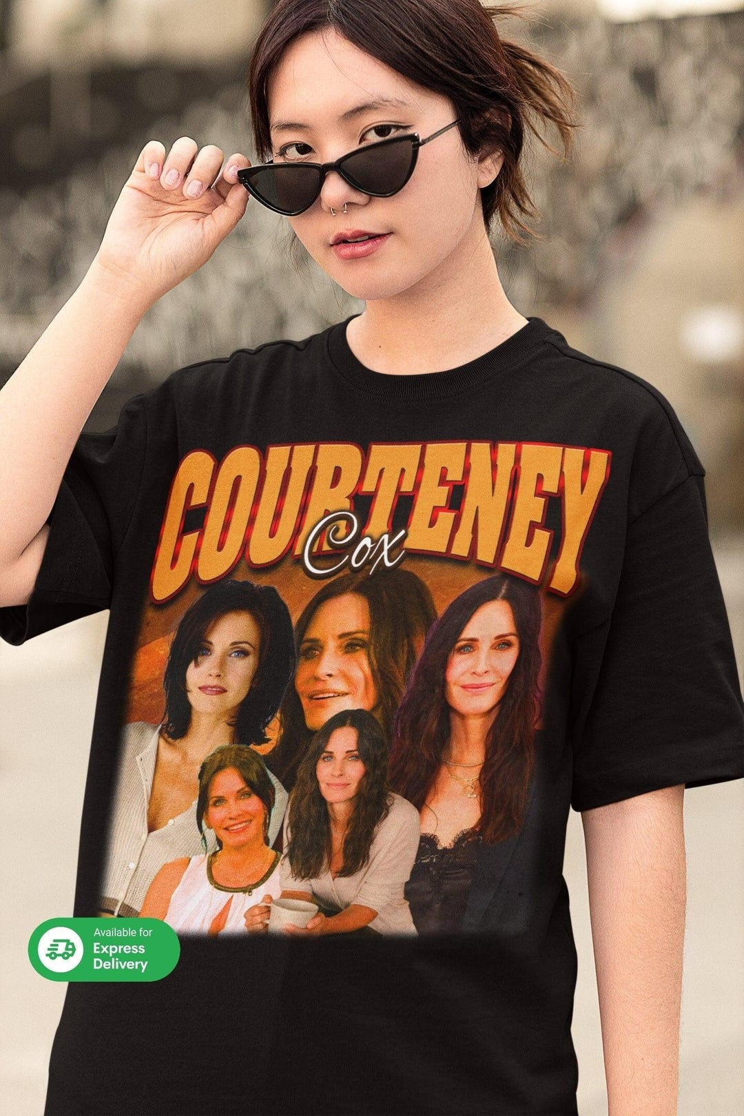 Courteney Cox Unisex Vintage Homage Tshirt Gift - Etsy
