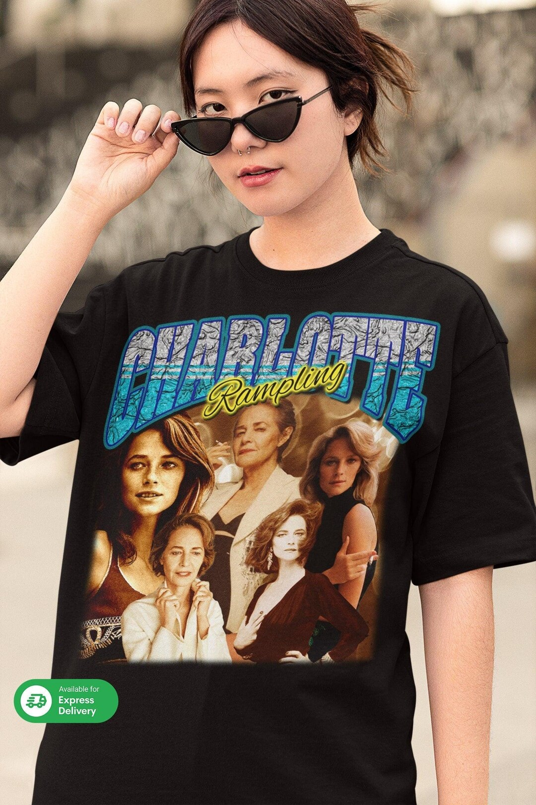 Charlotte Rampling Vintage Retro 90s Unisex T-shirt Gift Idea - - Etsy