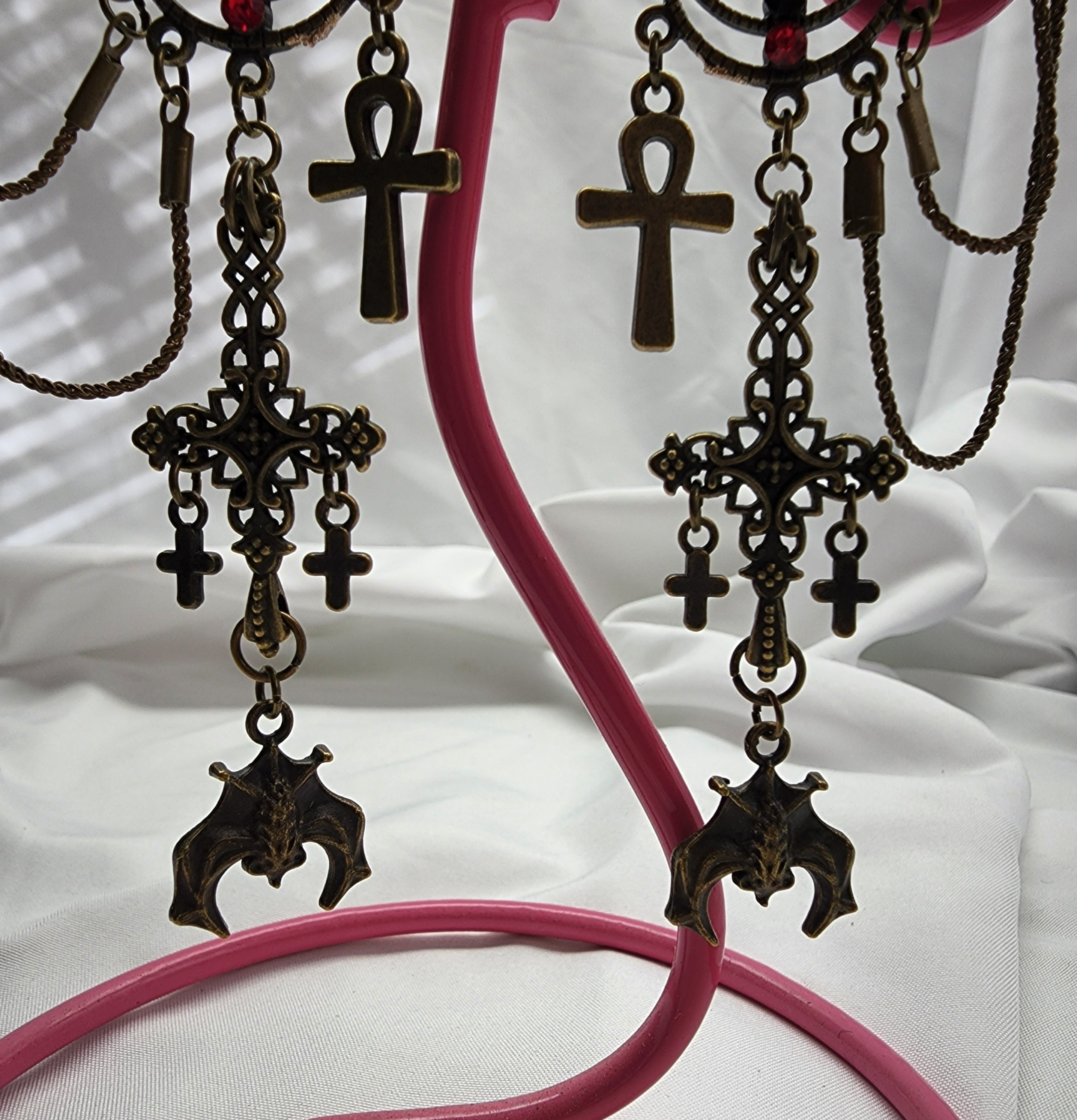 Inverted Cross Earrings - Etsy