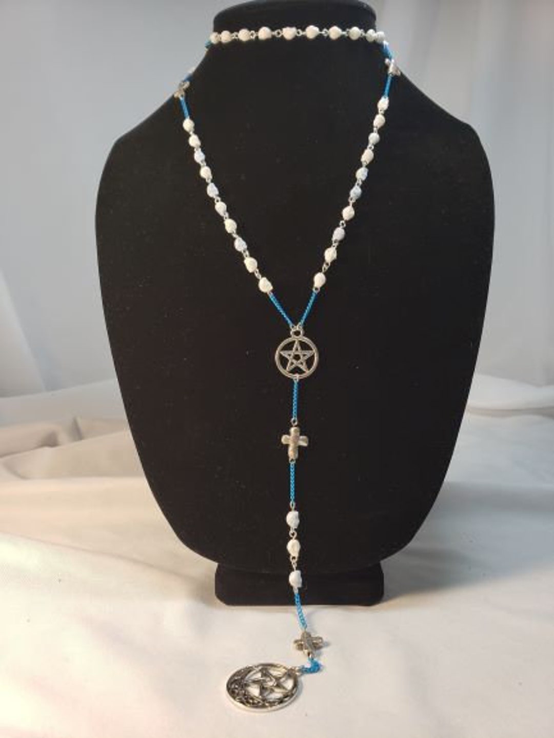 Blue Wicca Rosary - Etsy