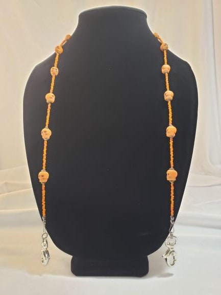 Orange Face Mask/eyeglass Holder - Etsy