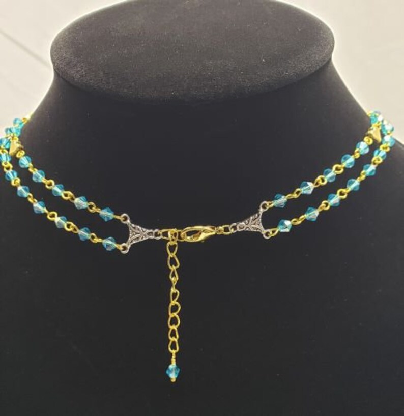 Light Blue Necklace - Etsy