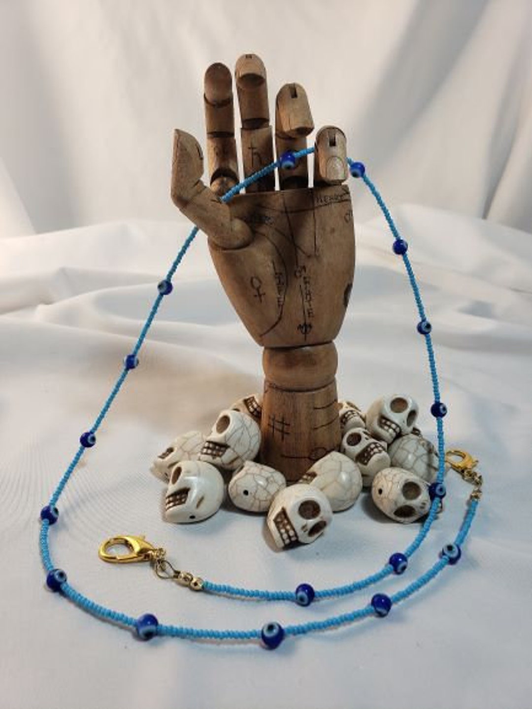 Evil Eye Face Mask/eyeglass Holder - Etsy