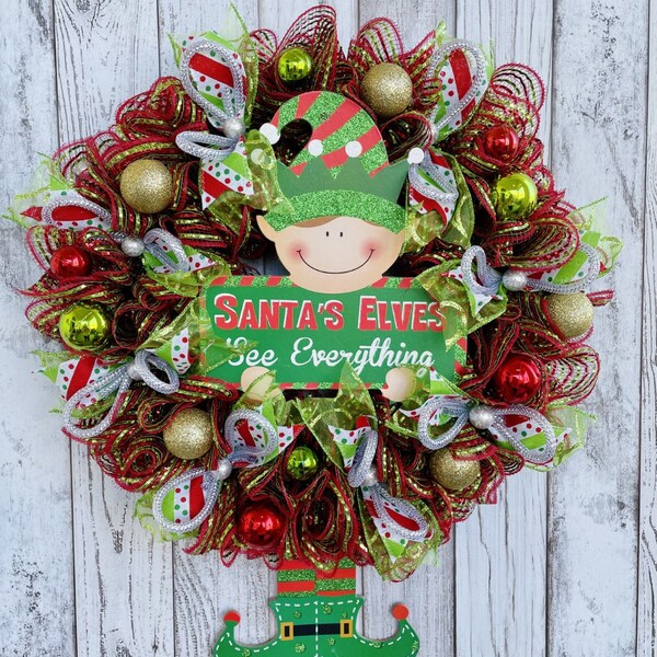 Elf Wreath - Etsy