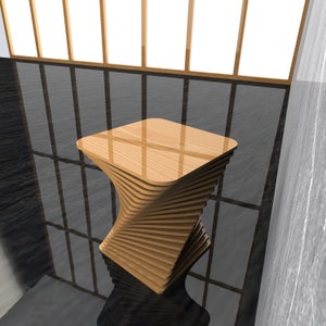 Swirl Table Parametric - Etsy
