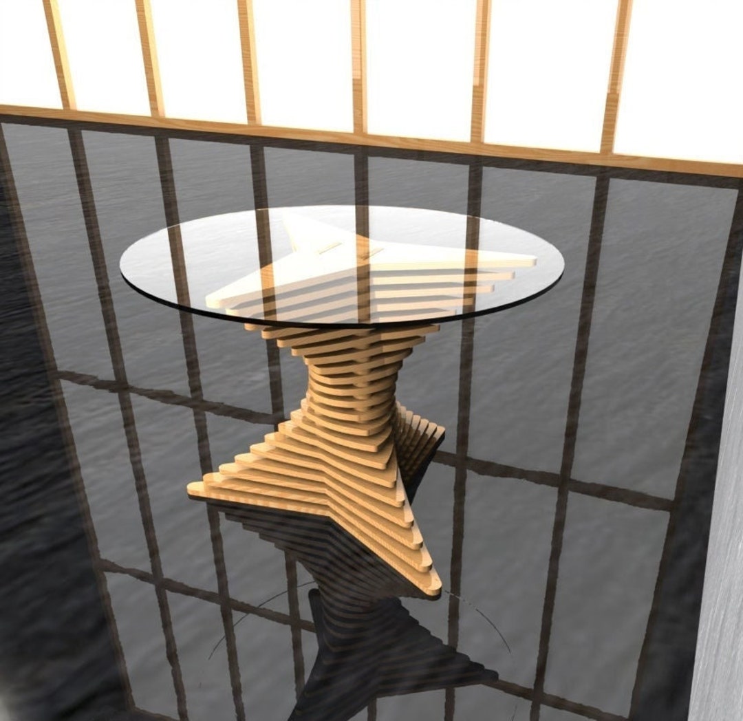 Parametric Living Room Star Table - Etsy