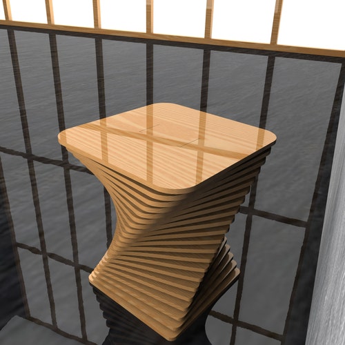Parametric Coffee Table Digital File Modern Table Plan File - Etsy
