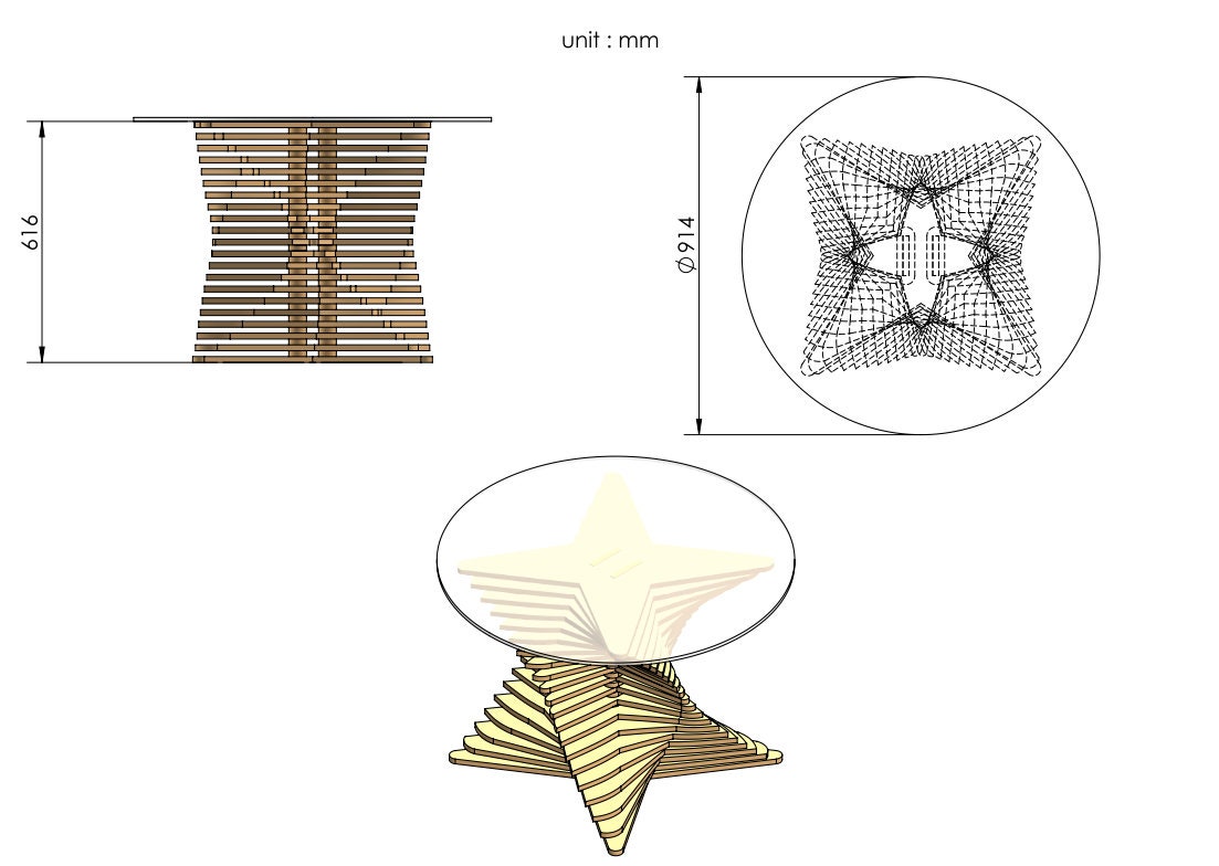 Parametric Coffee Table Swift - Etsy