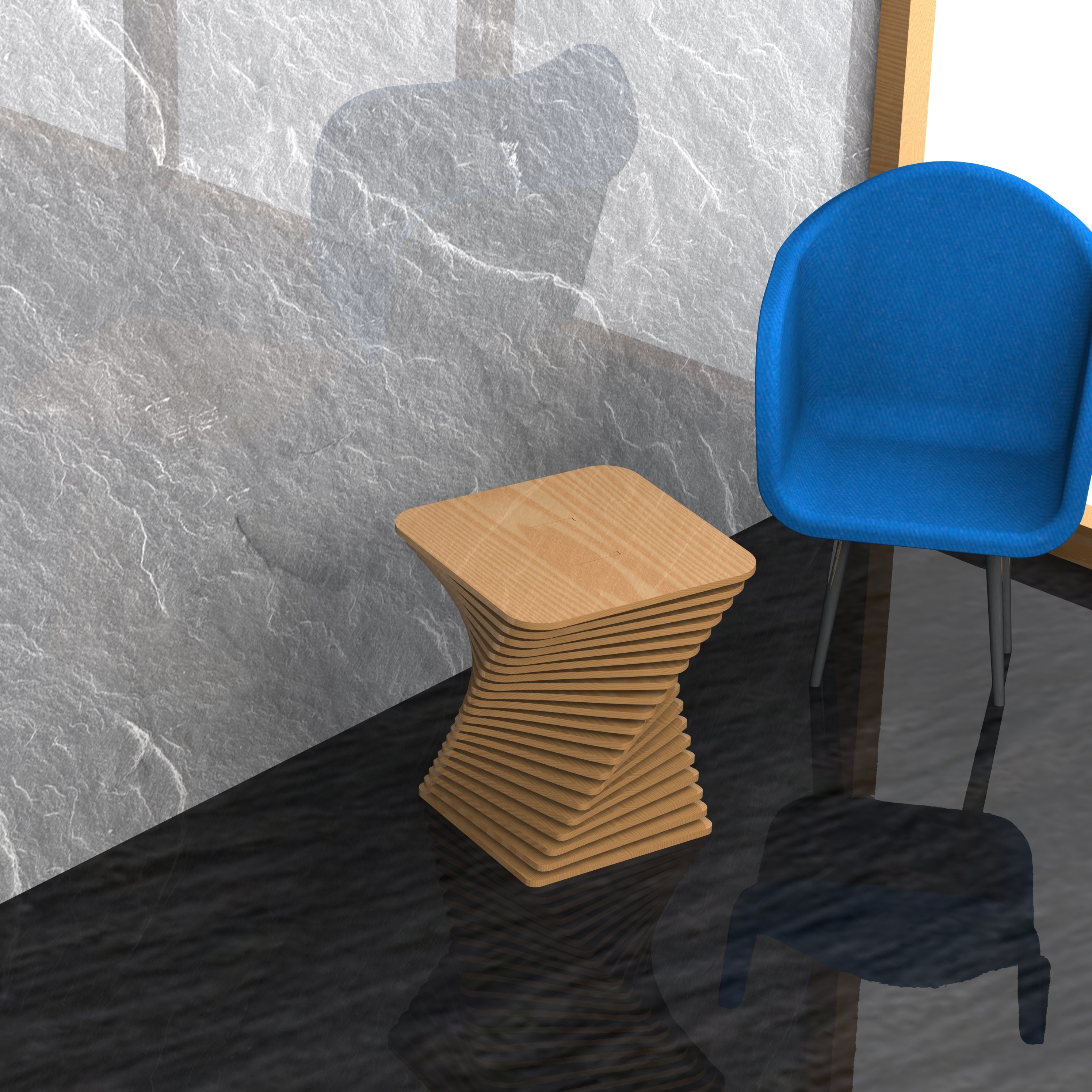 Swirl Table Parametric - Etsy