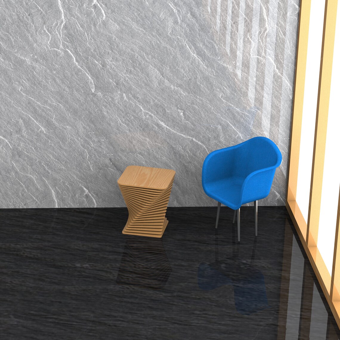 Swirl Table Parametric - Etsy