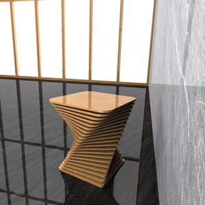 Swirl Table Parametric - Etsy