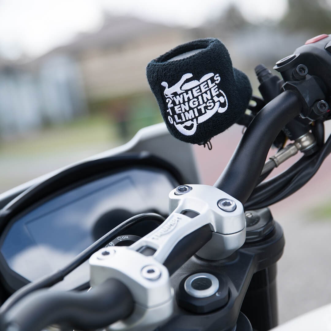 2 Wheels 1 Engine 0 Limits Motorcycle Brake Reservoir Cover, Reservoir ...