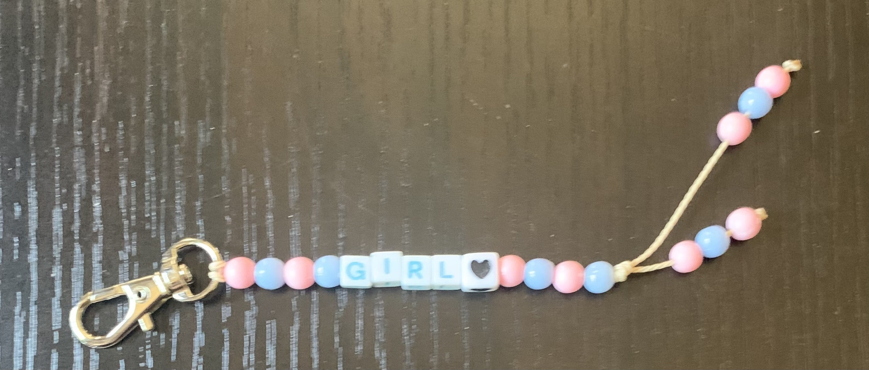 Pony Letter Bead Keychains Great for Backpacks or Just Your Keys.. - Etsy