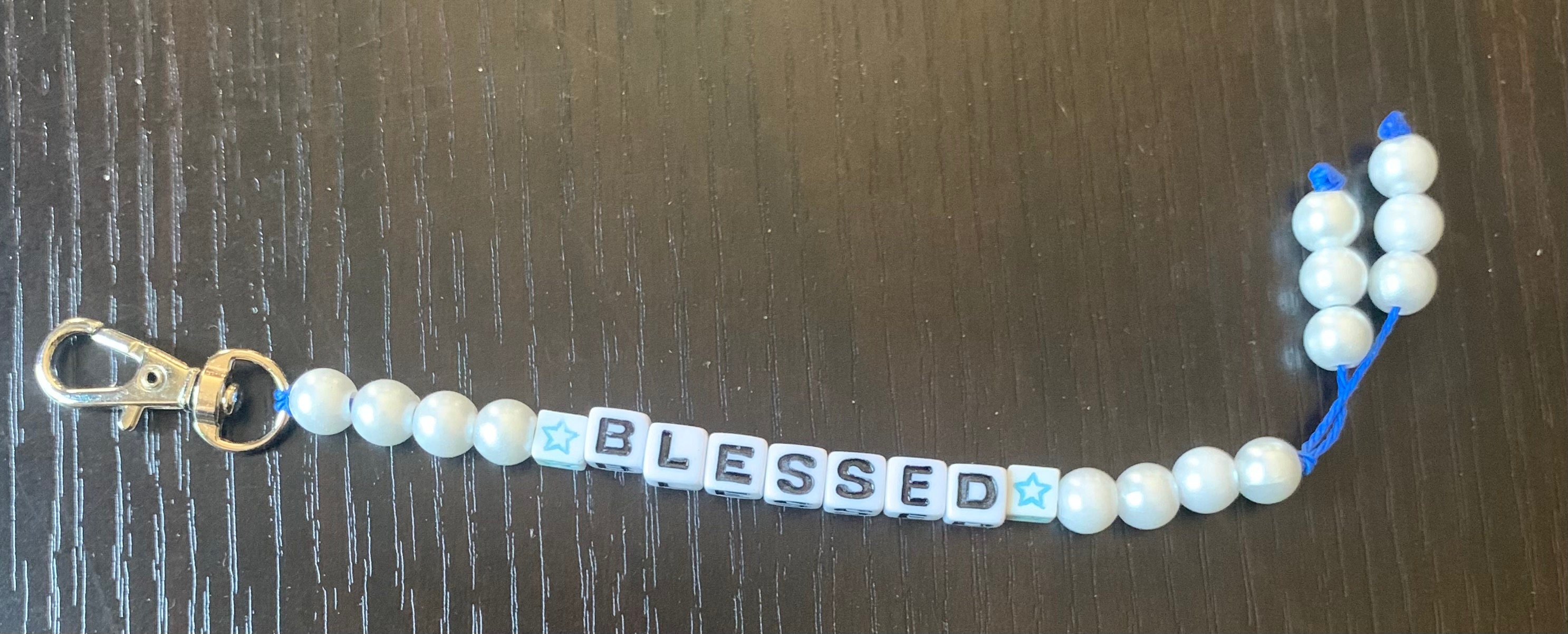 Pony Letter Bead Keychains Great for Backpacks or Just Your Keys.. - Etsy