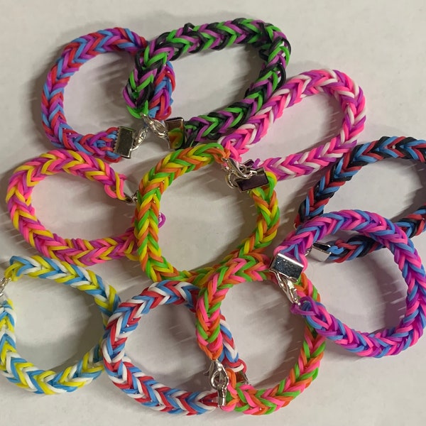 Rubber Band Bracelet - Etsy