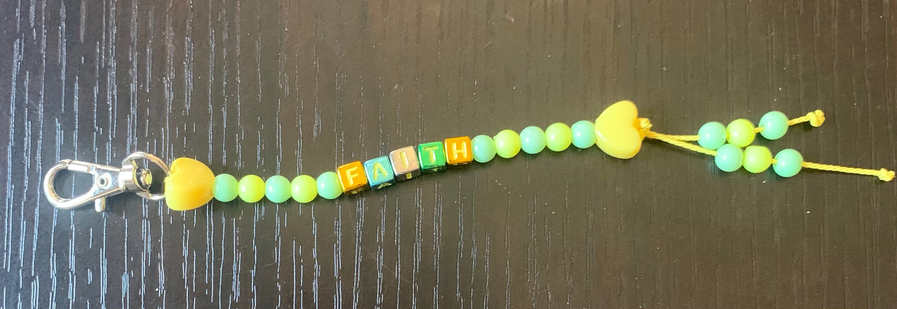 Pony Letter Bead Keychains Great for Backpacks or Just Your Keys.. - Etsy