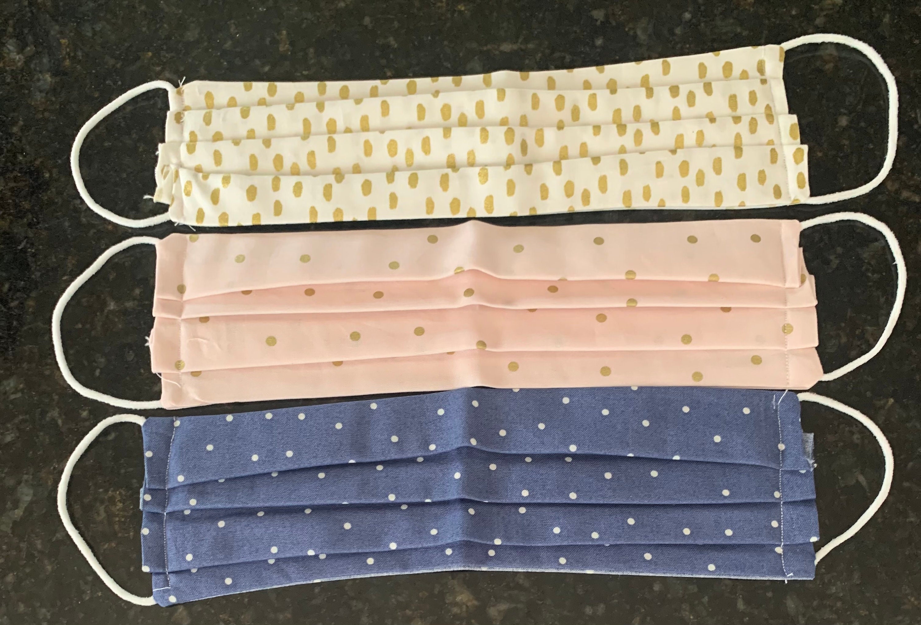 Set of Three Face Mask - Etsy