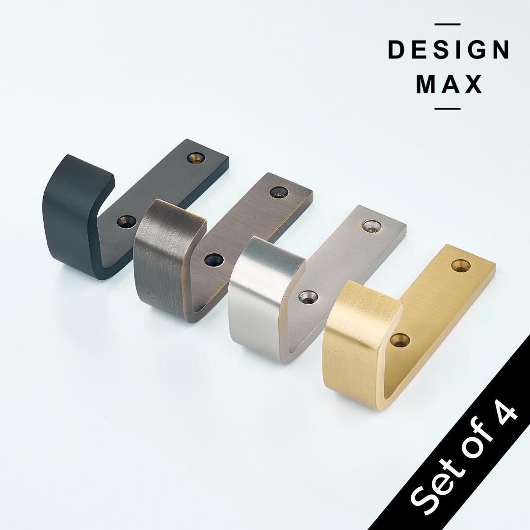 Mudroom Wall Hooks, Metal Coat Wall Mount, Heavy Duty Backpack Hangers ...