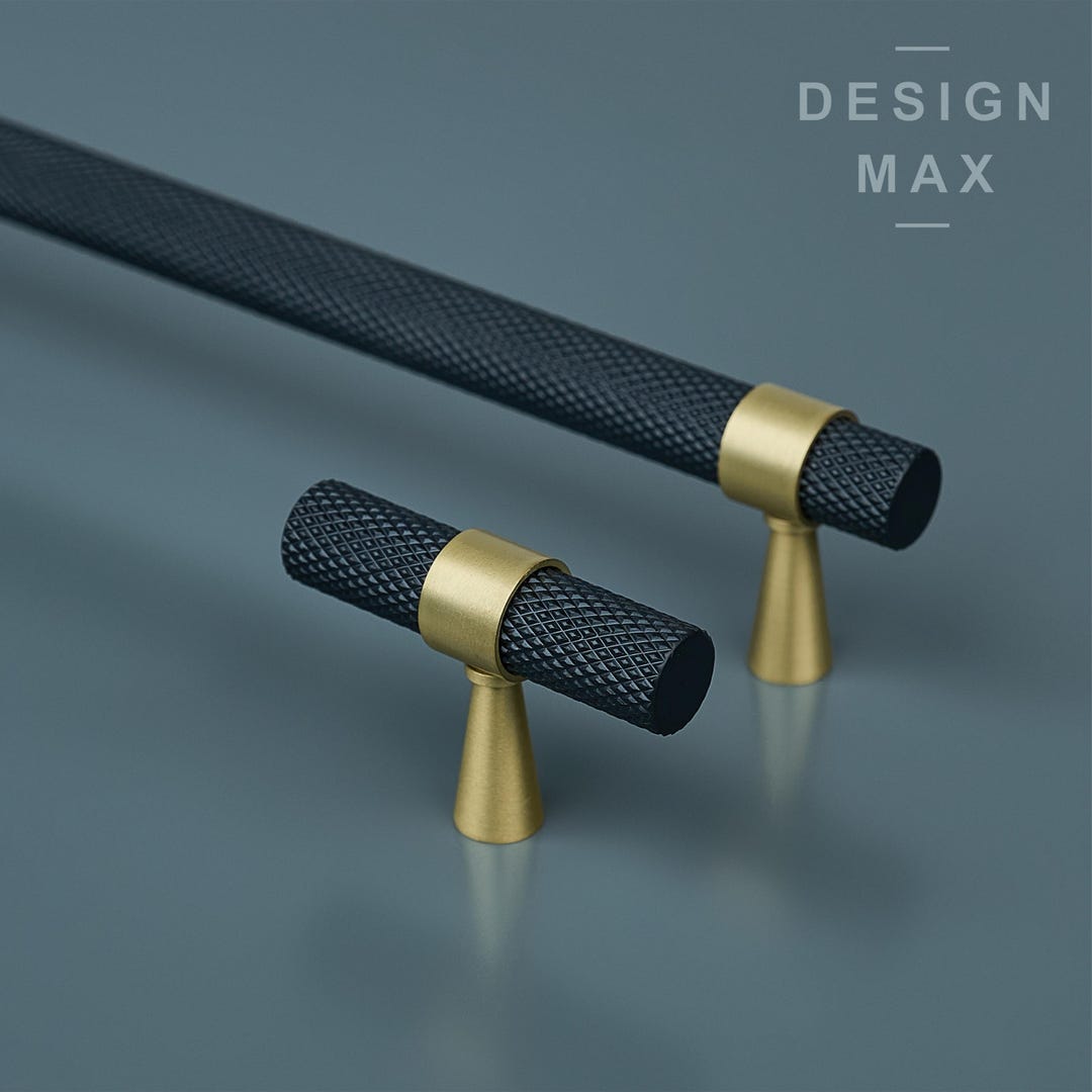 Knurled Handles,knurled T Bar,long Knurled Pulls, Modern Knurling ...