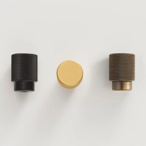 Elegant Brass Cabinet Decor, Modern and Matte Brass Knobs and Pulls - Etsy