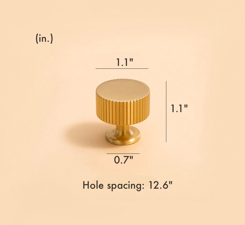 Modern Shiny Solid Brass Cabinet Hardware: Stylish and - Etsy