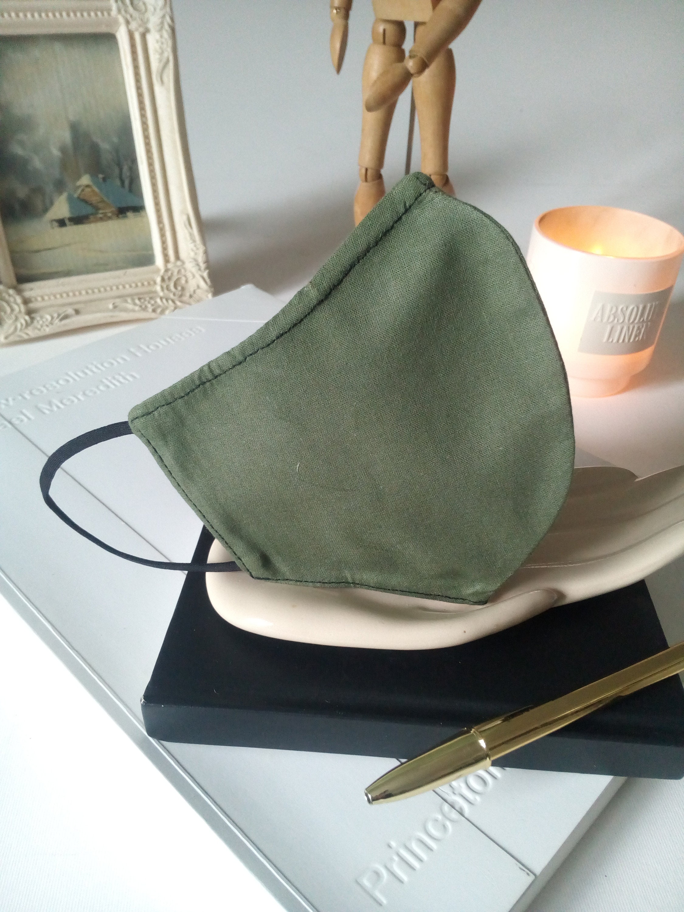 Water-repellent Fabric Face Mask Handcrafted Fashion Face Mask ...