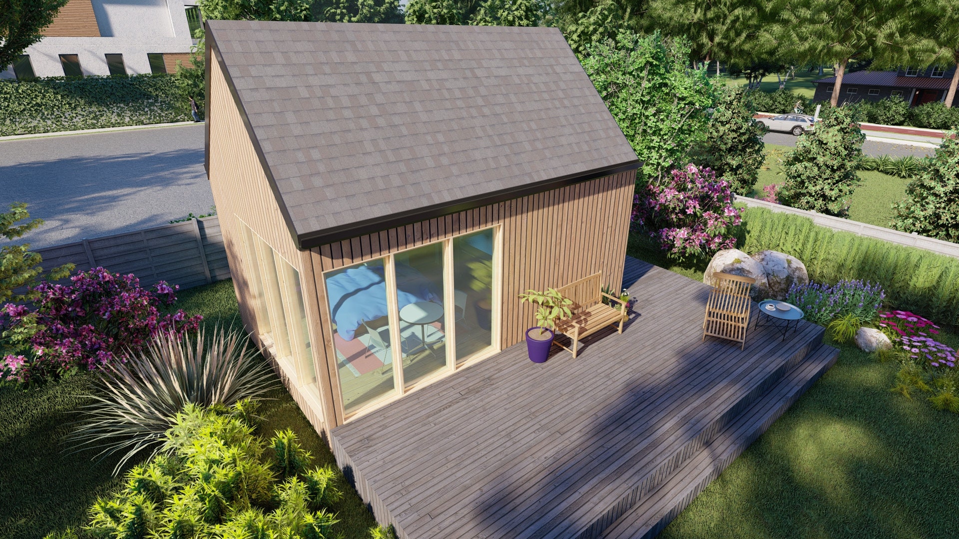 Tiny 14x20 House Plans PDF Download Study Set Small Guest - Etsy