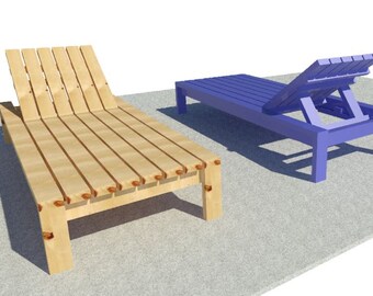 Sun Lounger Plans - Etsy