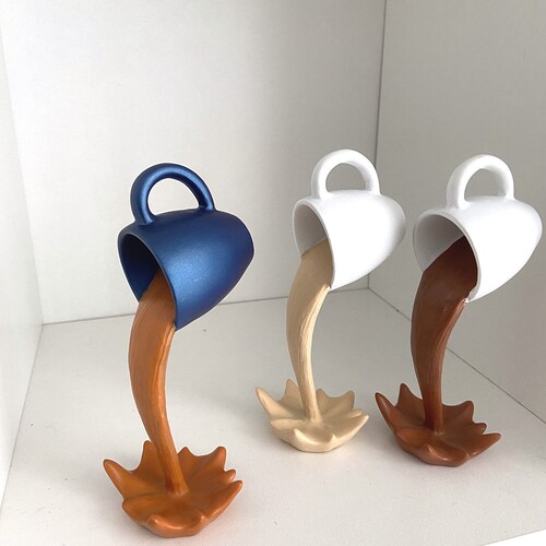 Floating Coffee Cup Decor - Etsy