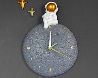 Space Themed Clock - Etsy