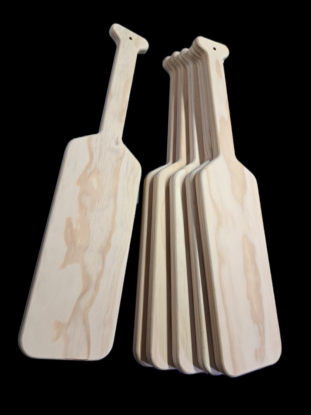 Smooth, Solid Pine Wooden Paddle - Etsy