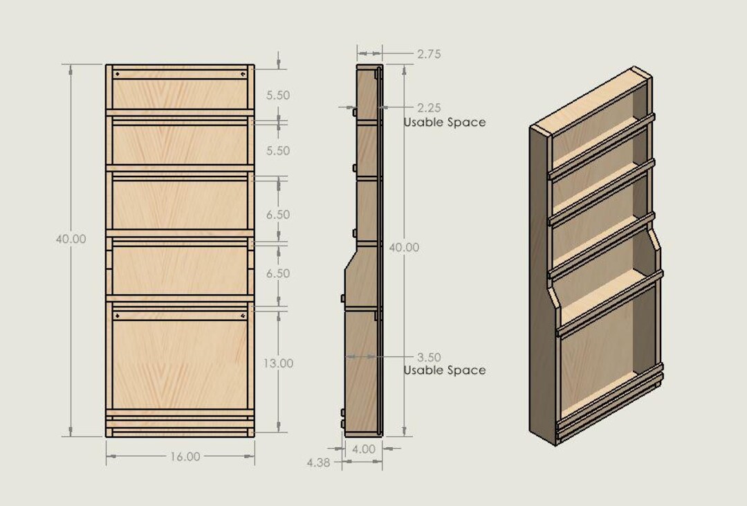 Custom 16x40x4 With Back Panel - Etsy