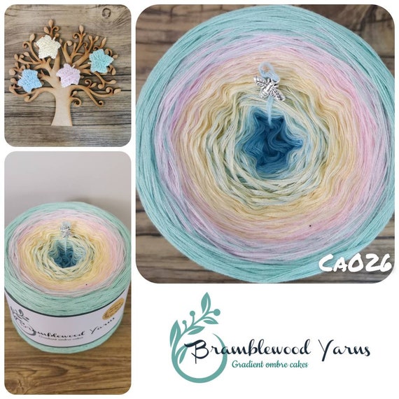 Gradient Yarn Cake Ombre Effect Yarn Cake | Etsy