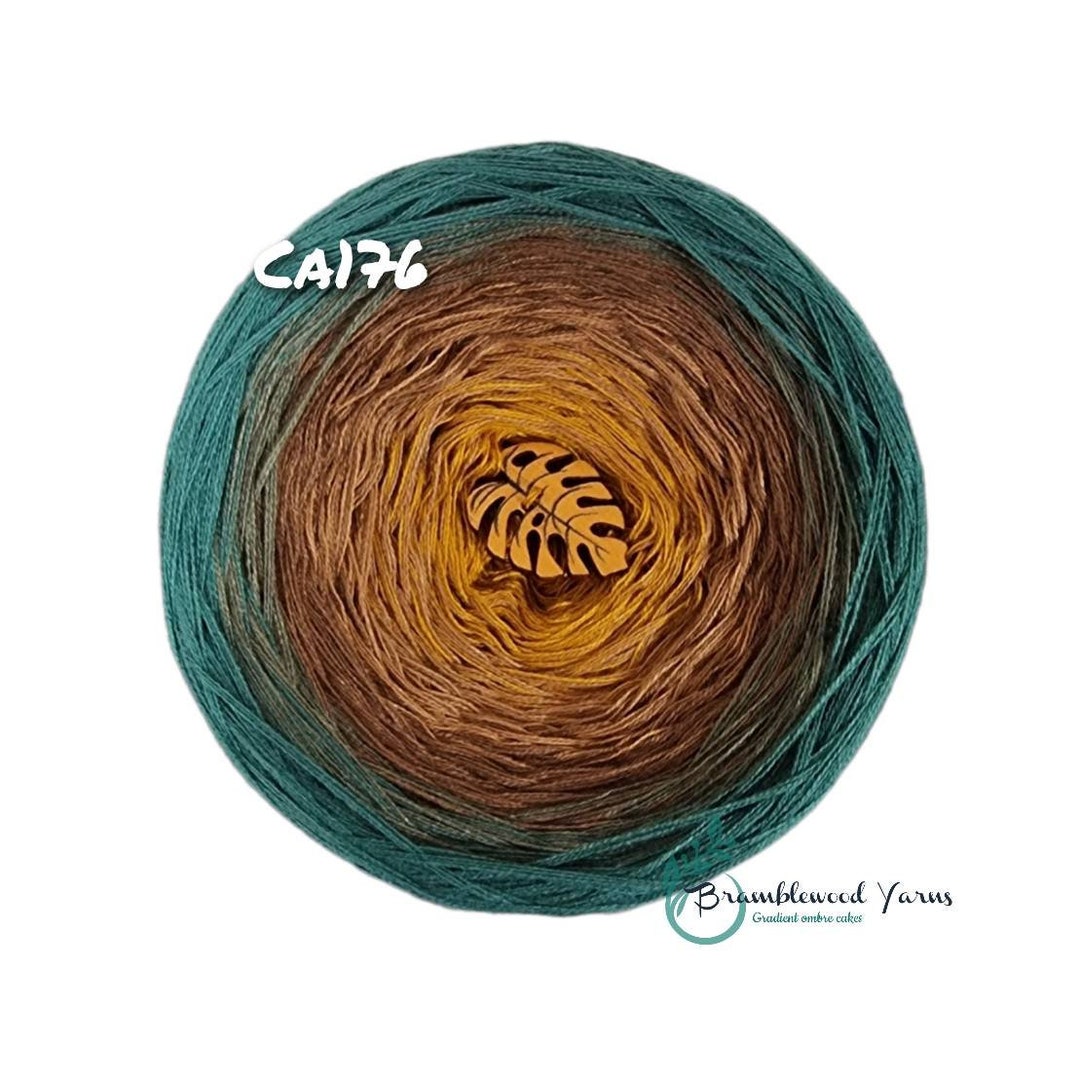 Gradient Yarn Cake, Ombre Effect Yarn Cake, 50cotton/50%acrylic Yarn ...