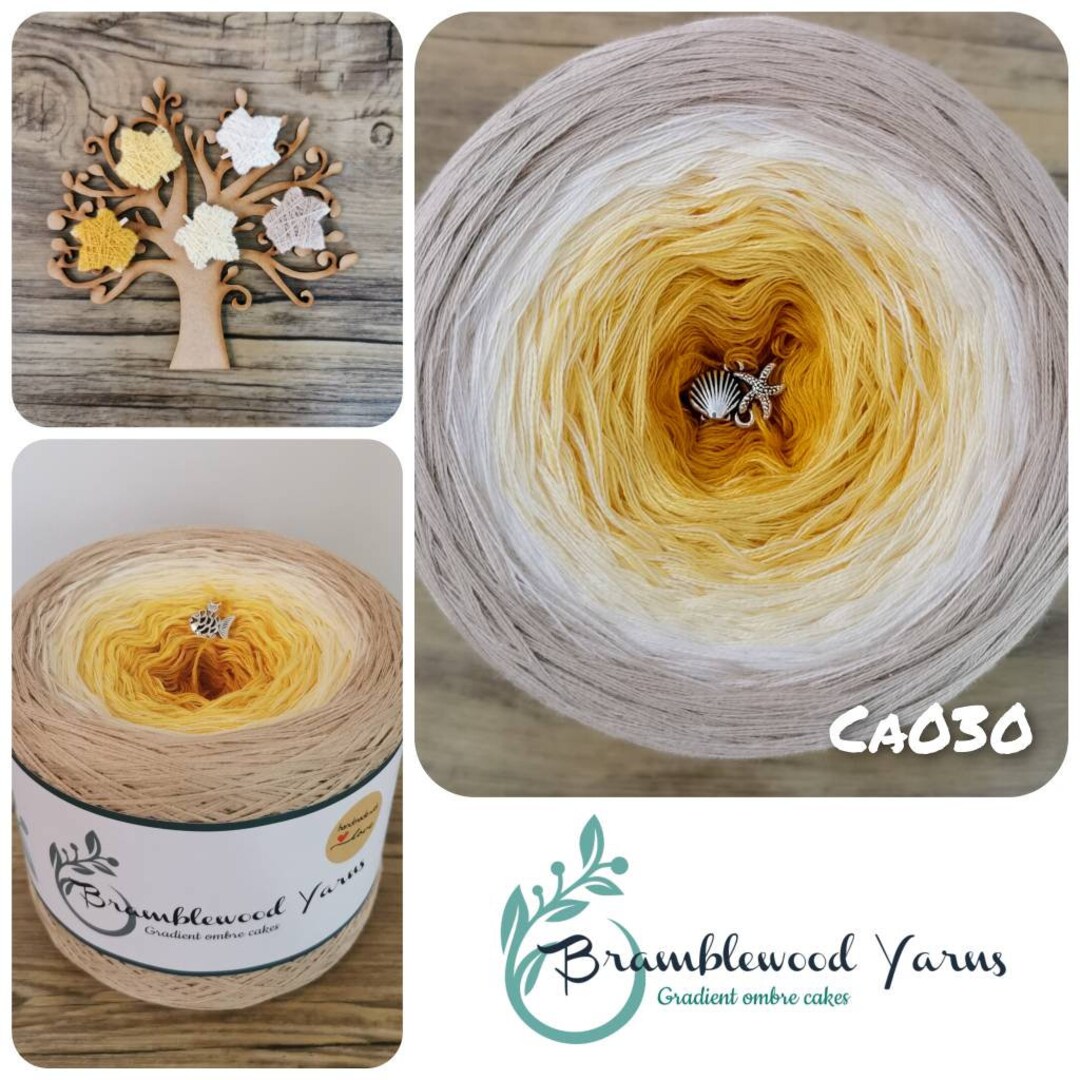 Gradient Yarn Cake, Ombre Effect Yarn Cake, 50cotton/50%acrylic Yarn ...