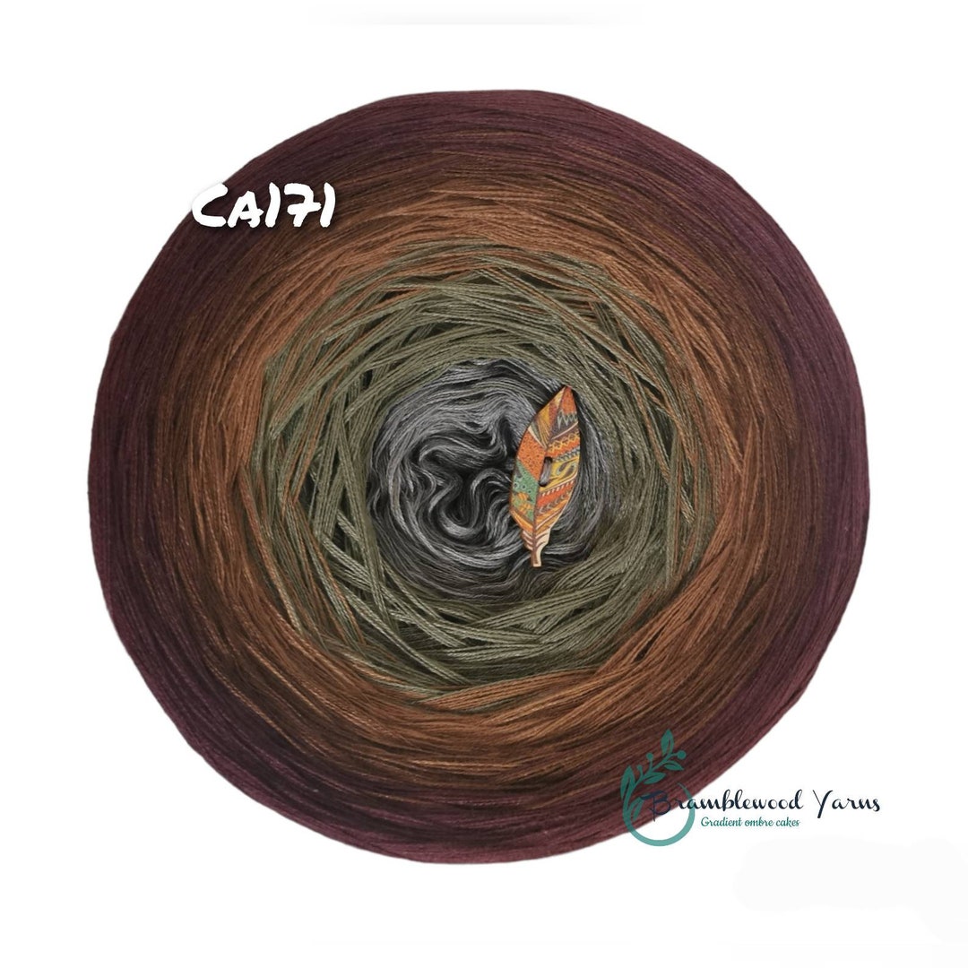 Gradient Yarn Cake, Ombre Effect Yarn Cake, 50cotton/50%acrylic Yarn ...