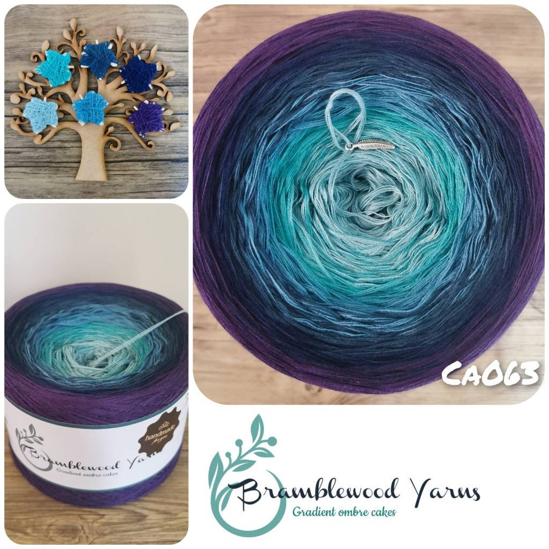 Gradient Yarn Cake, Ombre Effect Yarn Cake, 50cotton/50%acrylic Yarn ...