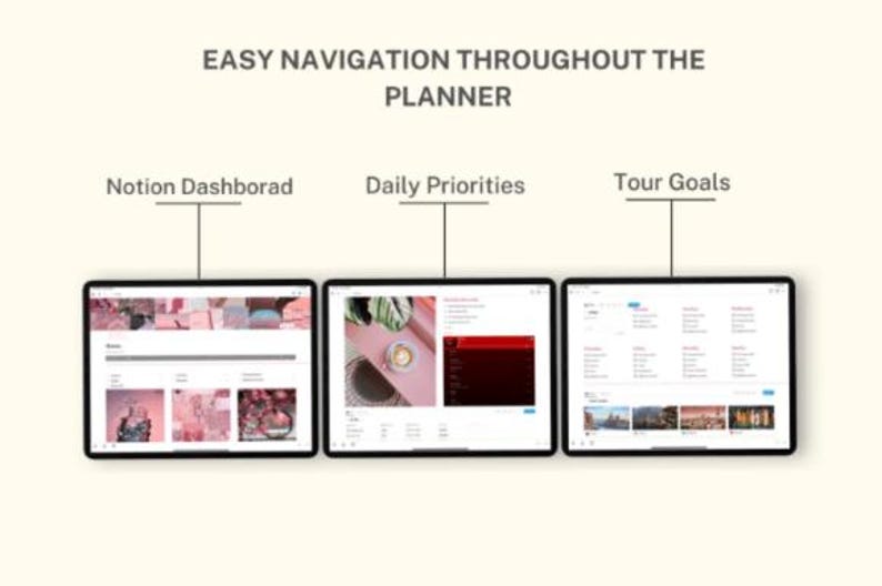 Notion Life Planner Notion Template - Etsy