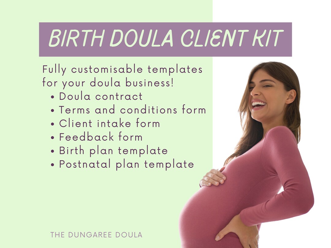 Editable Birth Doula Intake Form Kit (6 Documents) | Fully Customisable ...