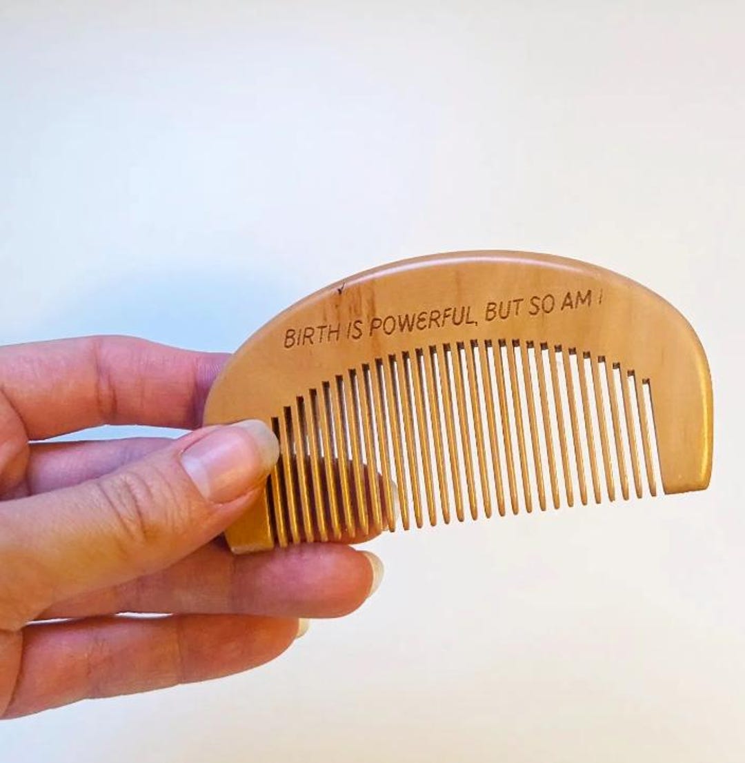 Birth Comb for Labour With Engraved Affirmation - Etsy