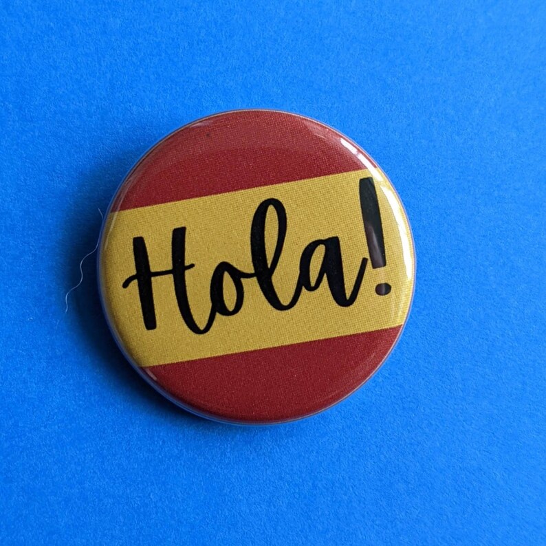 Spanish Teacher Pins Maestra Pins World Language Teacher - Etsy