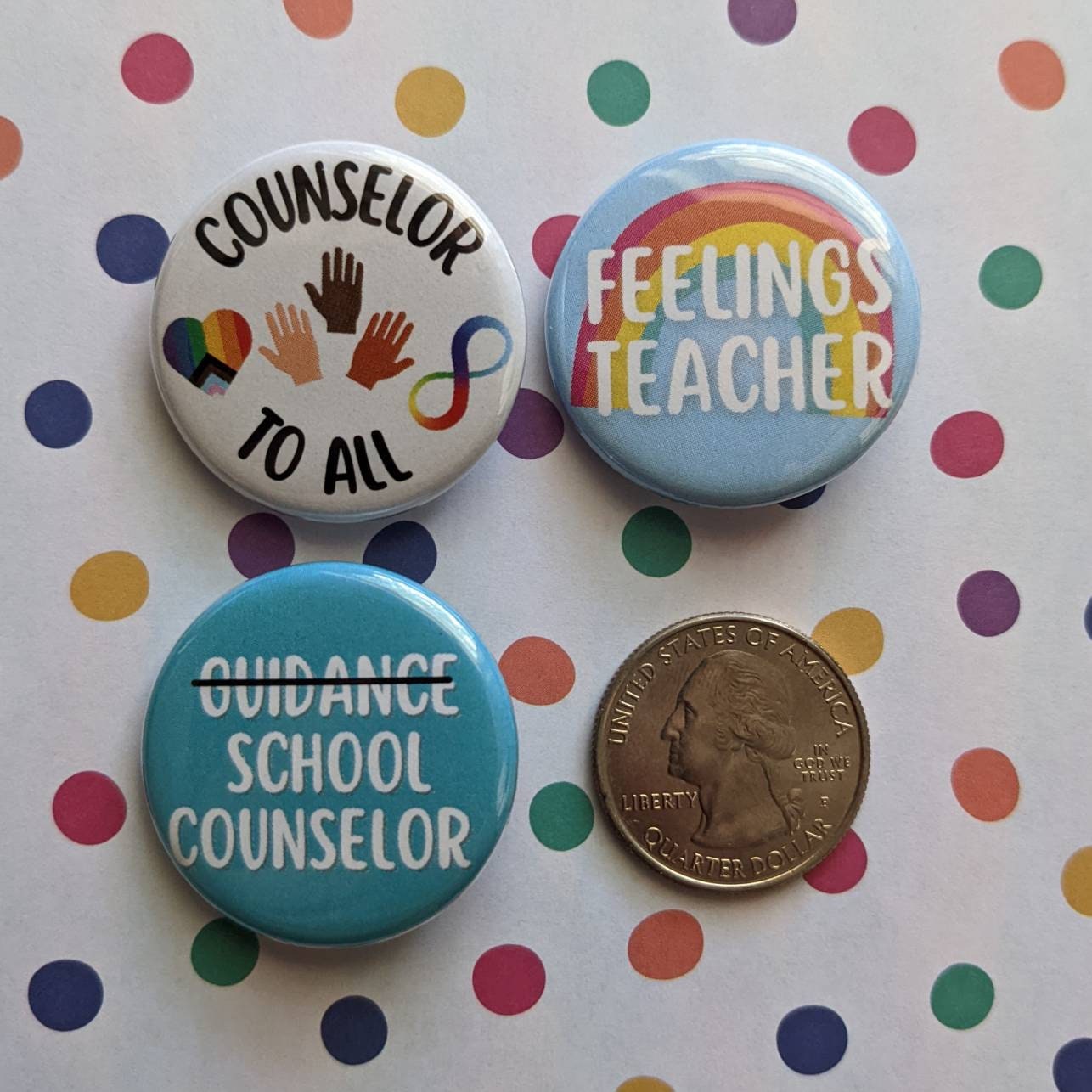 School Counselor Pins Counselor to All Pins Feelings Teacher - Etsy