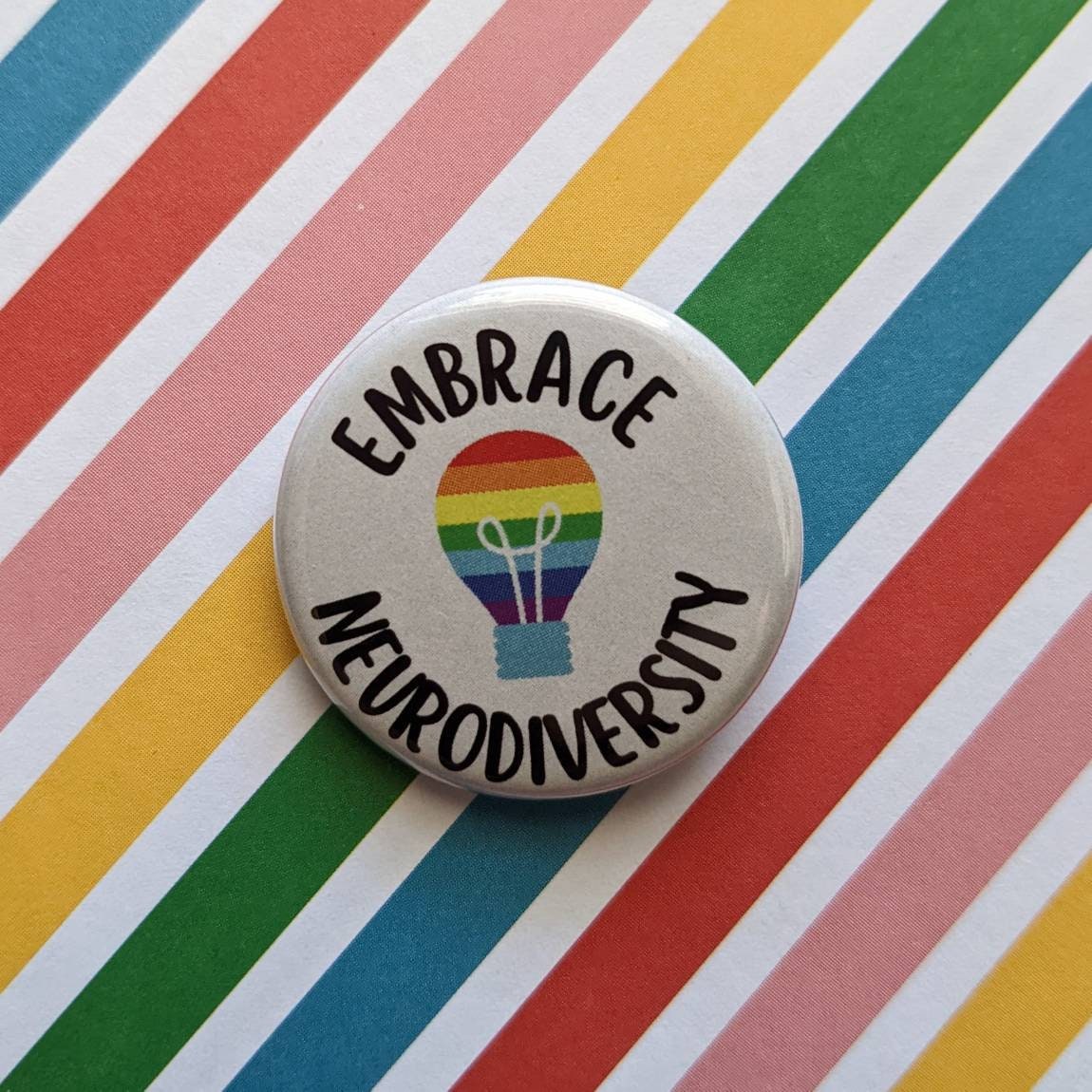 Autism Pins Neurodiversity Pins Autism Appreciation Pins - Etsy