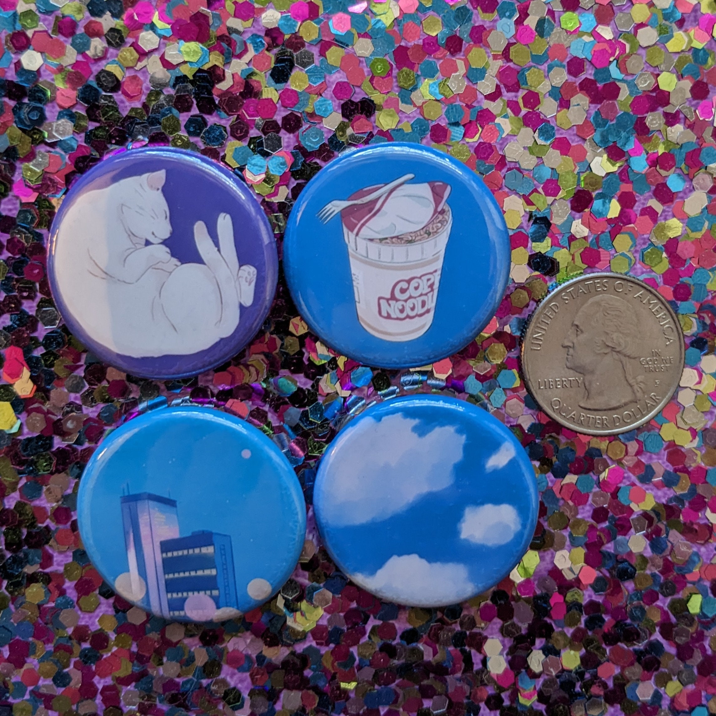 90's Anime Aesthetic Buttons - Etsy