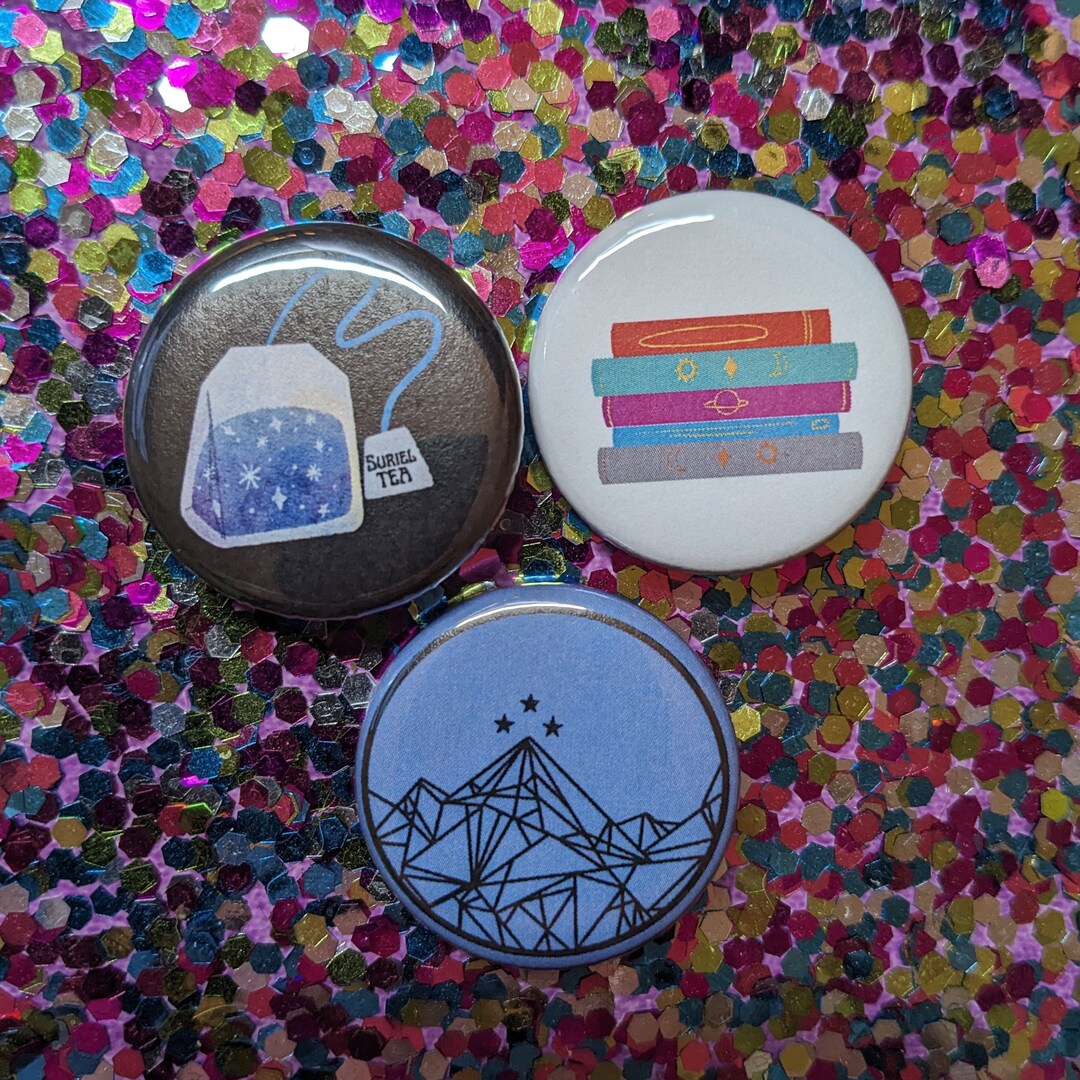 A Court of Thorns and Roses Buttons, A Court of Thorns and Roses Pins ...