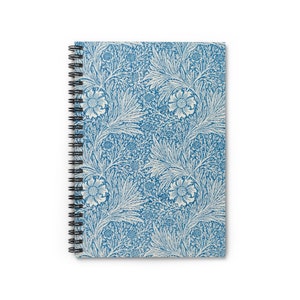 William Morris - Tulip Spiral Notebook With Fine Art Cover - Ruled Line ...