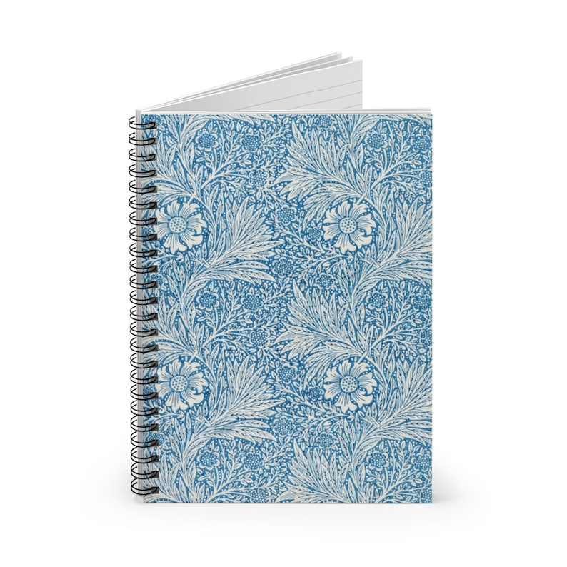 William Morris - Tulip Spiral Notebook With Fine Art Cover - Ruled Line ...